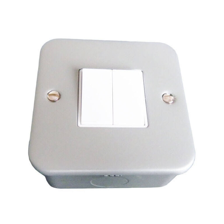 Metal Clad 2 Gang 2-Way Switch | RS Marketing (M) Sdn. Bhd.